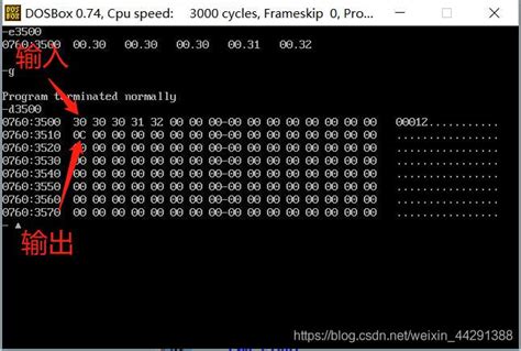 华工微机系统与接口实验二输入程序并检查无误。 2在3500h——3504h单元存入十进制数字的ascii码即e3500 Csdn博客