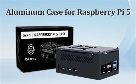 GeeekPi Aluminiumgehäuse mit Official Raspberry Pi 5 Active Cooler