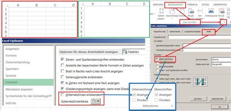 Unterstreichen Vs Rahmenlinie