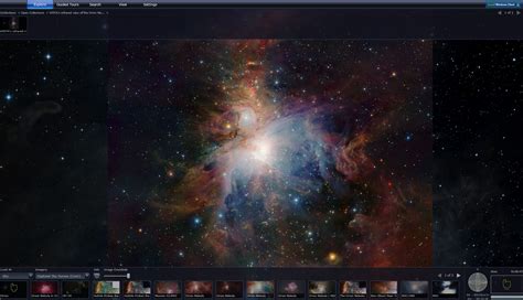 Screenshot Of An Eso Image Of The Orion Nebula Shown In Microsofts Wwt