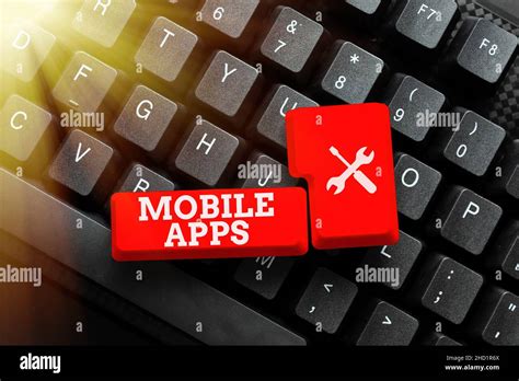 Inspiration Showing Sign Mobile Apps Business Concept A Software Application Designed To Run On