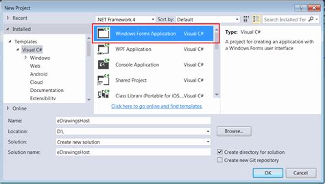 Hosting EDrawings Control In Windows Forms