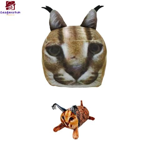 Floppa Plush Doll Soft Stuffed Cute Raise A Floppa Square Cat