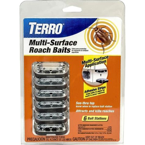 Terro T500sr Indoor Multi Surface Roach Bait Stations Indoor Roach