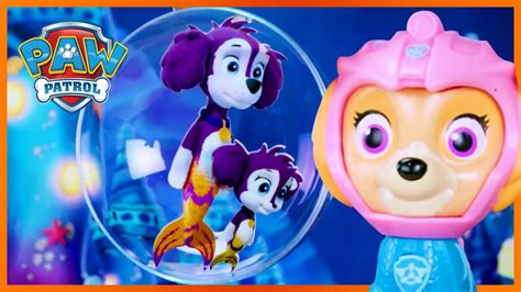 Aqua Pups And Mobys Super Bubble Maker Paw Patrol Toy Play For