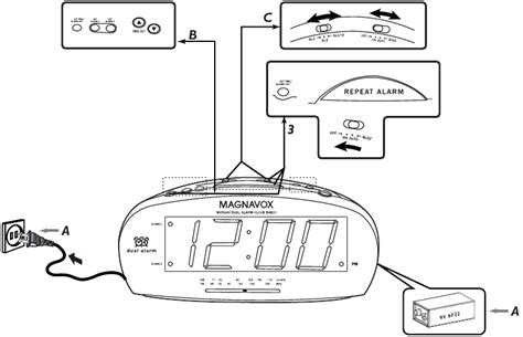 Magnavox MCR140 Clock Radio Quick Start Guide ManualsLib