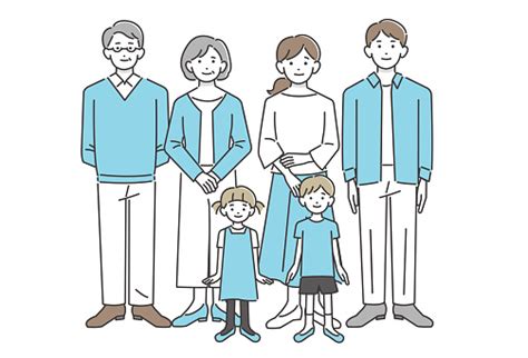 3 세대 간단한 시니어 커플을위한 벡터 일러스트 자료 30 39세에 대한 스톡 벡터 아트 및 기타 이미지 30 39세 40