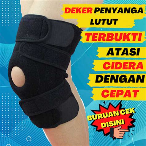 Decker Pelindung Pengaman Lutut Patella Brace Protector Decker Lutut