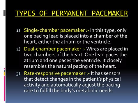 Pacemaker Powerpoint Presentation Med Surg PPTX