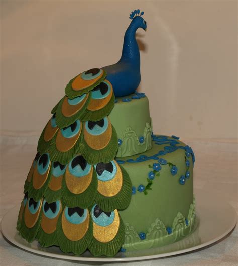 Peacock Birthday Cake