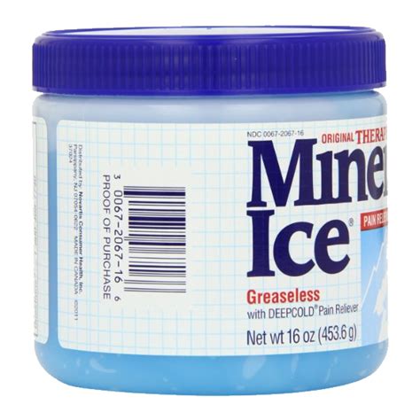 Mineral Ice Cool Greaseless Pain ProfessorZ