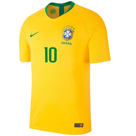 Neymar Jr Camiseta Selección Brasil Local 2018 Versión Jugador Ponte