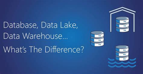 Database Data Lake Data Warehouse Whats The Difference Quorum