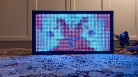 Testing My 1st Esp32 Hub75 E Rgb Led Panel Shield Animateds Demo