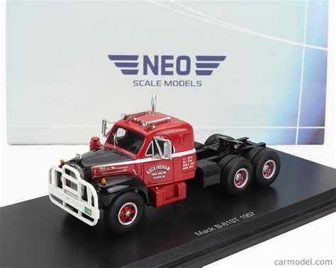 Neo Scale Models Neo64061 Scale 1 64 Mack M 61st Sleeper Cab Tractor