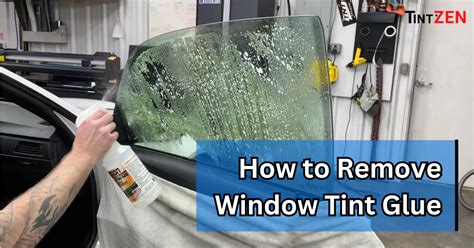 Effortless Hacks To Remove Window Tint Glue TintZen