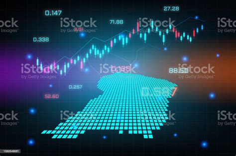 프랑스 령 기아나 지도의 금융 투자 개념에 대한 주식 시장 배경 또는 외환 거래 비즈니스 그래프 차트 비즈니스 아이디어 와 기술 혁신 디자인 경제에 대한 스톡 벡터 아트 및