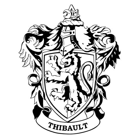 Stickers Gryffondor Personnalisé Autocollant Harry Potter