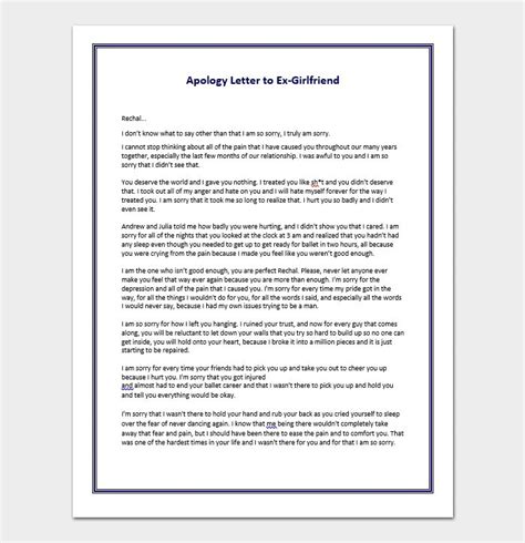 Apology Letter For Bad Rude Or Unprofessional Behavior 7 Formats