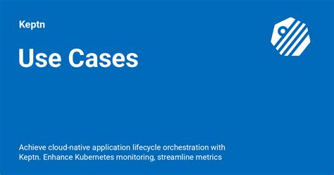 Use Cases Keptn