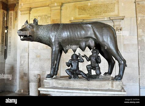 Rome Italy Capitoline Museums The Capitoline Wolf Bronze