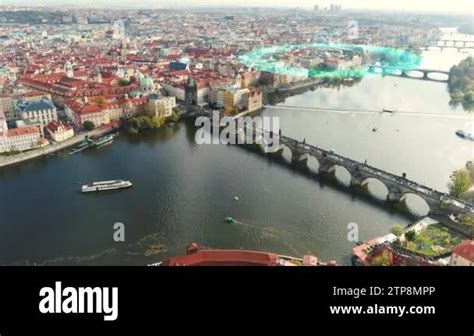 Visualization Of The Transmission Of An Internet Connection Through A Telecommunications Tower
