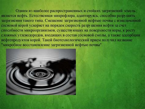 Современные биотехнологии охраны окружающей среды Online Presentation