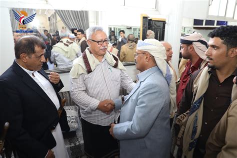 ابن حبتور والعولقي والأحول يستقبلون المعزين في وفاة المناضل أحمد مساعد