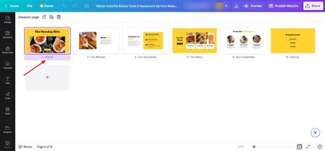 Add Navigation Menu To Canva Websites Tutorial 2023