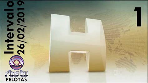 Intervalo Jornal Hoje Rbs Tv Pelotas Youtube