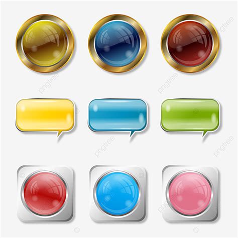 Crystal Texture Vector Png Images Crystal Texture Button Icon Vector Illustration Button Icons