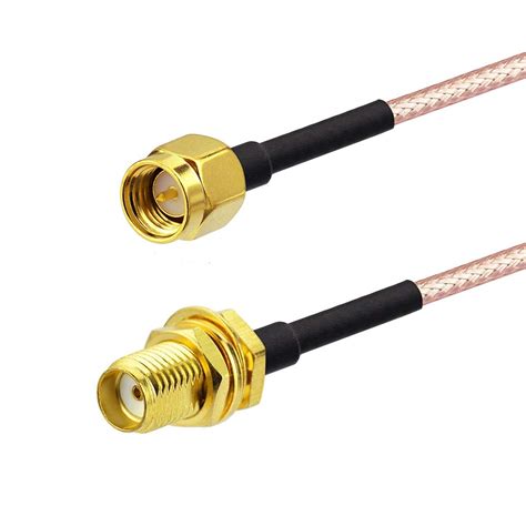 Sma Rf Coax Connector Sma Male To Sma Female Coaxial Cable For Wifi