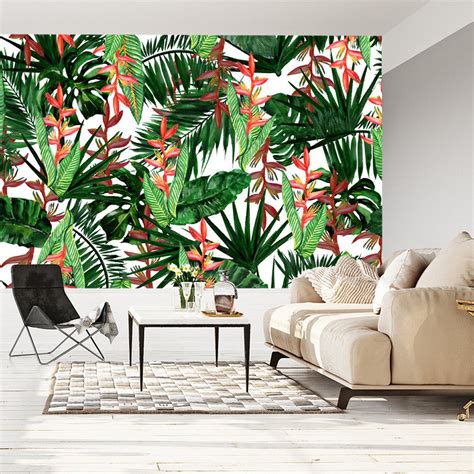 Carta Da Parati Foglie Tropicali Dimensione 104x70 5 Cm Leroy Merlin