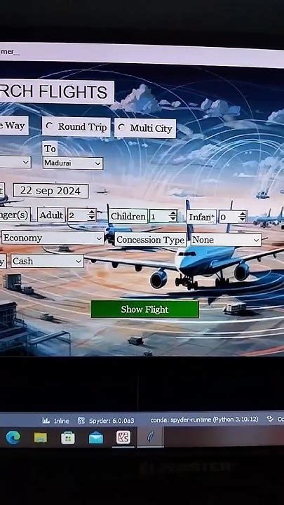Flight Booking Application Using Python Pawansrikanth2005