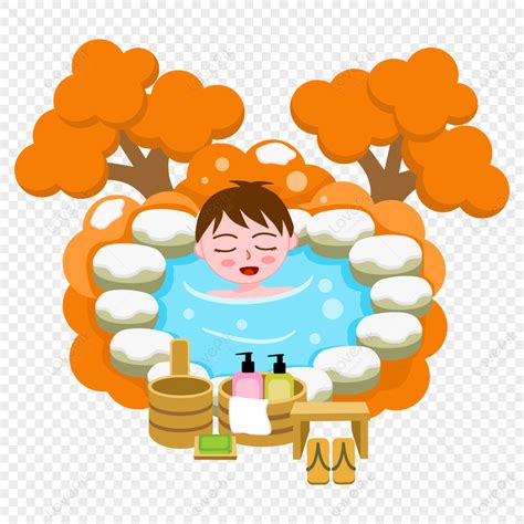 아름 다운 일본 스파 봄 그림입니다 눈 일러스트 살포기 생활 양식 Png 일러스트 무료 다운로드 Lovepik