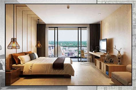 3d Modern Spacious Master Bedroom Design With Sliding Door Balcony By