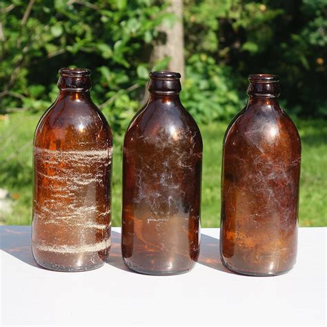 Vintage Beer Bottles Collectible Bottles Brown Beer Bottles Lot