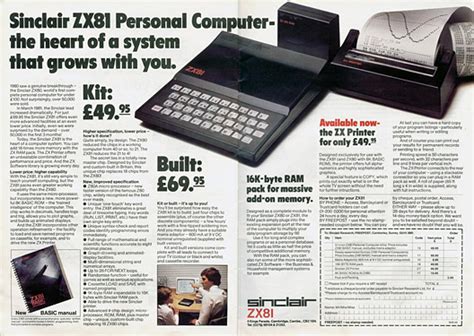 March 5 1981 Timex Sinclair Zx81 Launched Day In Tech History