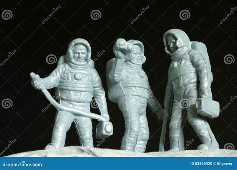 Colorful Plastic Astronauts