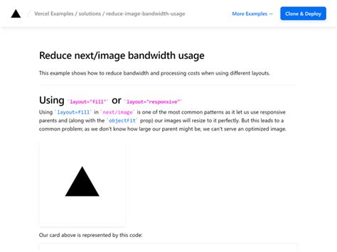 Reducing Bandwidth Usage With Nextimage Vercel