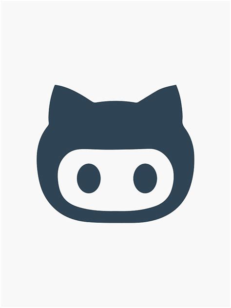 Git Github Logo Sticker Sticker For Sale By Developerfriday Redbubble