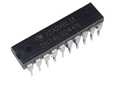 Circuito Integrado 74ls244n Dip 20 Texas Power Circuit Componentes