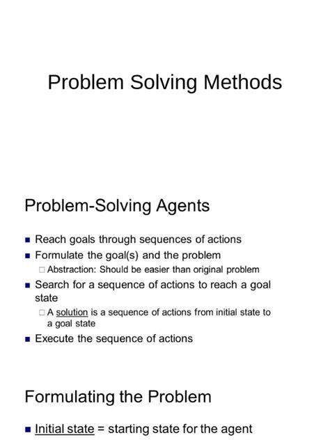 Problem Solving Methods C Pdf
