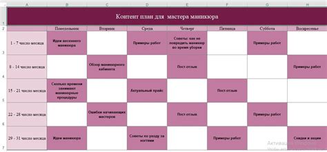 Как составить контент план для инстаграм примеры и шаблоны