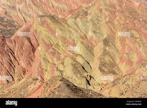 Danxia Landform Of Loess Plateau Stock Photo Alamy
