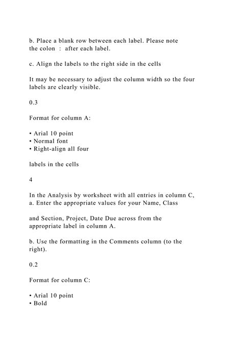 Excel Project Ms Excel Use The Project Description Her Docx