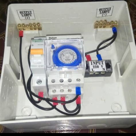 Jual Panel Timer Otomatis Box Mcb Timer Theben Mcb 1p 10a