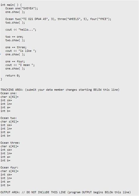 Solved Determine The EXACT Output Of The Following C Chegg