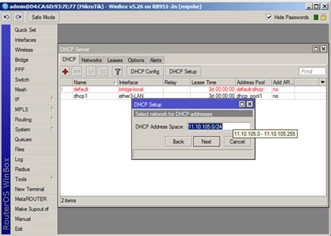 Mikrotik Sebagai Dhcp Server Workshop Aplikasi Internet