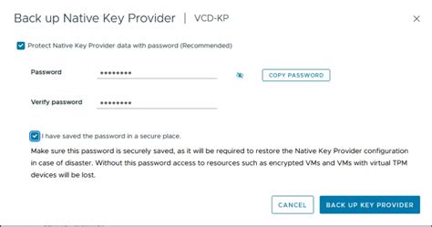how to configure a vsphere native key provider and use vtpm with vms